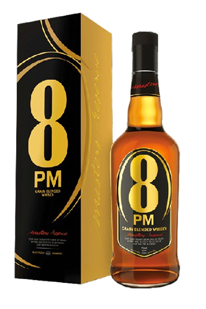 8 PM Grain Blended Whisky 75CL